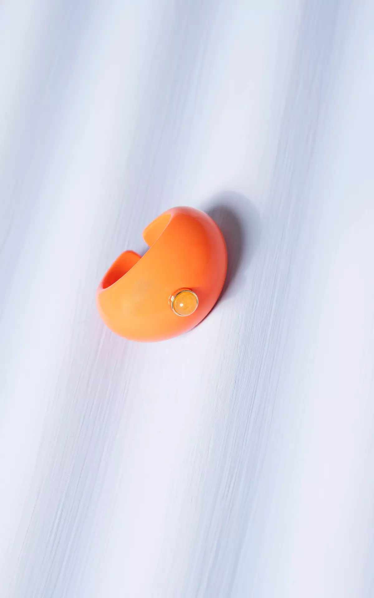 Grove gekleurde statement ring - Oranje | Guts & Gusto