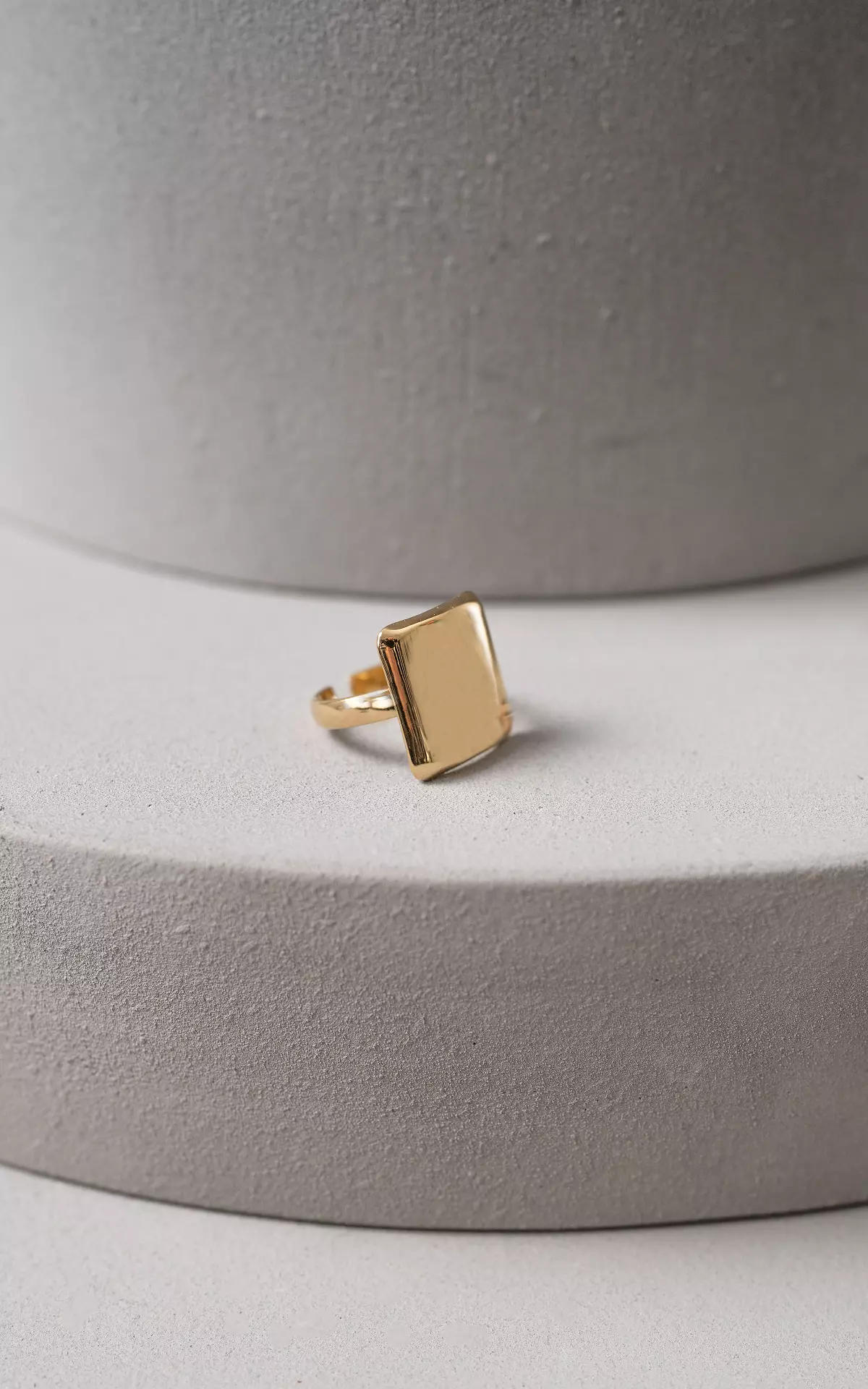 Adjustable ring from stainless steel - Gold | Guts & Gusto