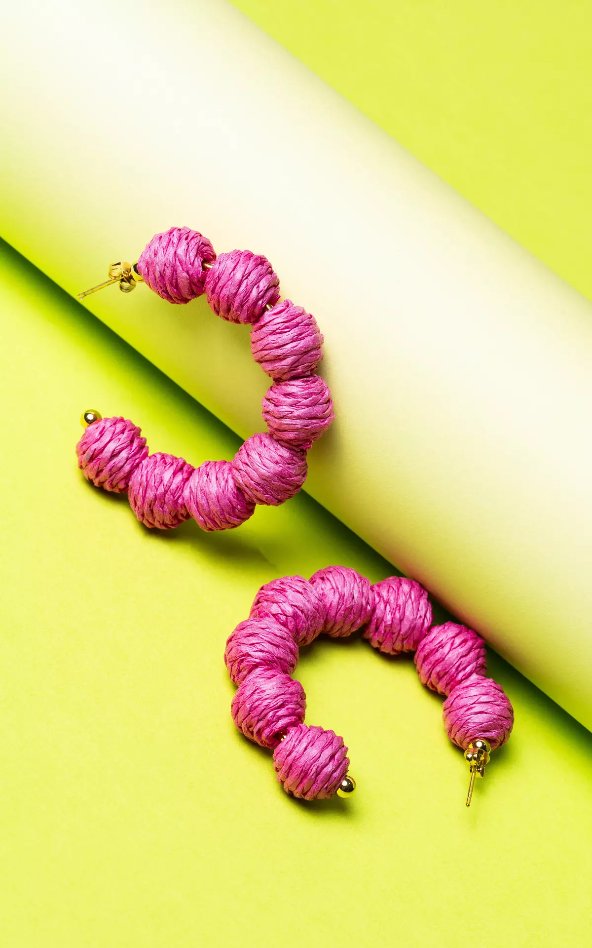 Creolen mit Perlen - Pink | Guts & Gusto | GUTSGUSTO.COM